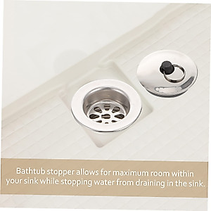 Strainer Tub Stopper Sink Drain Stopper Sink Plug Bathroom Bath Stopper Sink Water Stopper Tub Drain Plug Bath Plugs Kitchen Sink Stoppers Bathtub Plugs