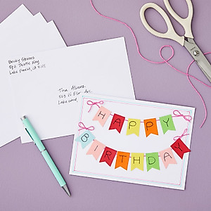 Pipilo Press 100 Pack Blank Invitation Cards with Envelopes for Weddings, Birthday Party, Baby Shower, DIY (5x7 In)