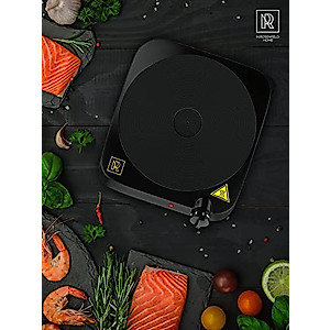 Hot Plate for Candle Making - Electric Hot Plate for Melting Wax - Electric Stove Burners - 1000W Hot Plates For Cooking, Portable Stove Top - Cofee Maker to brew coffee in the Moka Pot