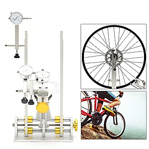 DYRABREST Bicycle Wheel Truing Stand Bike Hub Maintenance Repair Tool Kit,Home DIY Bike Hub Maintenance Wheel Trimming Repair Tool Kit Fits 10"-29" Wheels