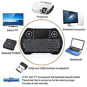 2023 Android TV Box 11.0 4GB RAM 32GB ROM RK3318 Quad-Core Cortex-A53 TV Box Android with Backlit 2.4GHz Mini Wireless Keyboard Remote Control with Touchpad Mouse Combo