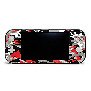 MightySkins Skin Compatible with Nintendo Switch Lite - Red Camo | Protective, Durable, and Unique Vinyl Decal Wrap Cover | Easy to Apply, Remove, and Change Styles | Made in The USA