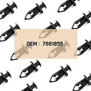 UNIGT 150pcs ATV UTV Body Fastener Rivets Push Pin Compatible with Can Am 293150089 Polaris 7661855 RZR Ranger Suzuki Kawasaki Rancher 90653-HC4-900 Plastic Fender Clips