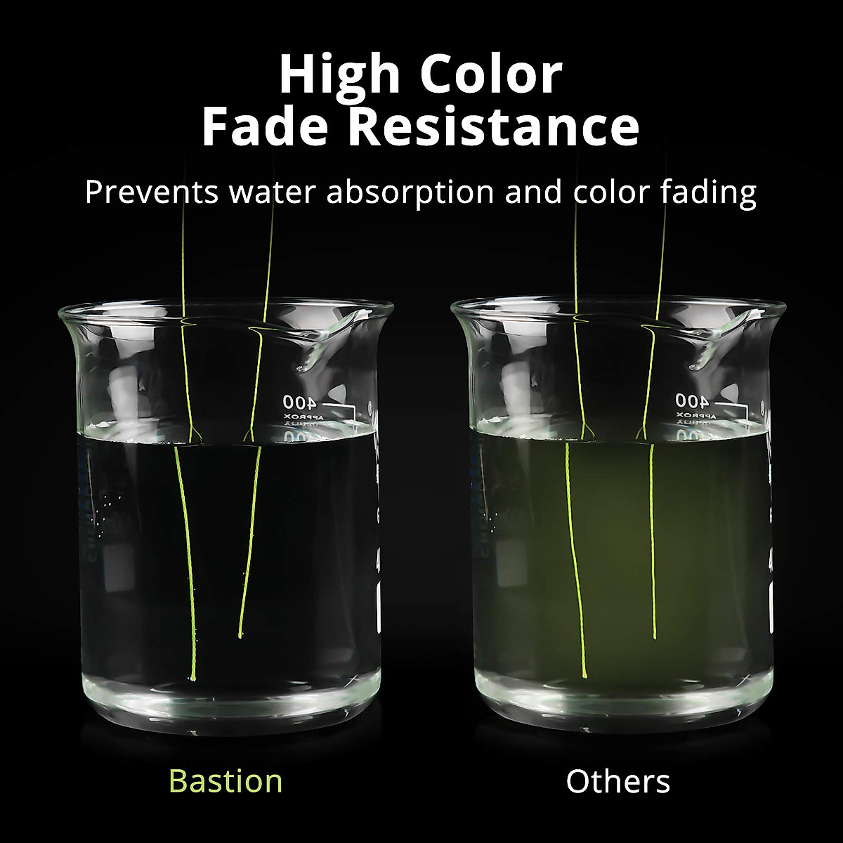 Calamus Bastion Braided Fishing Line, Moss Green, 300 Yds, 50 LB (4 Strands)