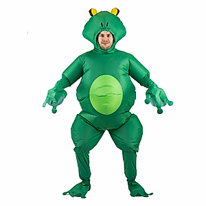 Bodysocks Green Frog Inflatable Costume for Adults (One Size)