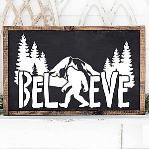 CINPIUK 8PCS Bigfoot Stencils Painting on Wood, Reusable Sasquatch Templates for Christmas Home Decor DIY Art Crafts, Assorted Sizes