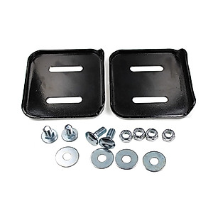 2 Pack 309016E701MA Height Adjuster Skid Shoes with Hardware for Murray Craftsman Sears Snowblower