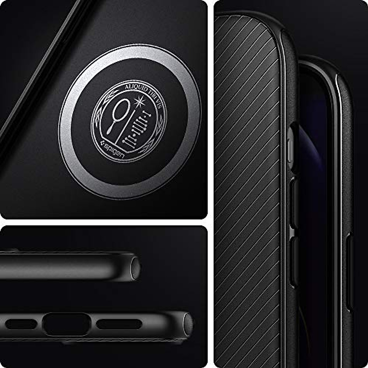 Spigen Mag Armor (MagFit) Compatible with MagSafe Designed for iPhone 12 Pro Max Case (2020) - Matte Black