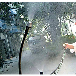 LRJSKWZC Garden Lawn Sprinkler Irrigation System 10 PCS Gray Spray Nozzle with 4 / 7mm Tee Apply Watering Sprayed On Plants Spray Radius 0.6-0.9m Sprayer Nozzle