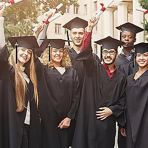 Grevosea 2 Pieces Graduation Tassel 2024 Graduation Tassel Graduation Party Decorations Graduation Cap Tassel with The 2024 Year Gold Charms for 2024 Graduation Ceremonies (Black)