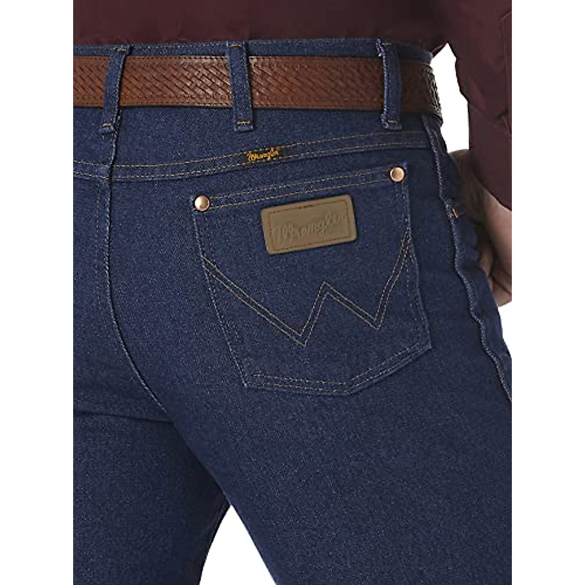 Wrangler mens 0936 Cowboy Cut Slim Fit jeans, Prewashed Indigo, 32W x 32L US