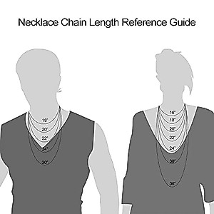 Yooblue Cross Necklace for Men, Mens Necklace Silver Layered Rope Chain Cross Pendant Simple Necklace Jewelry Dainty Cross Chain Necklace for Men Women 18 20 Inch Mens Gifts Chains for Men