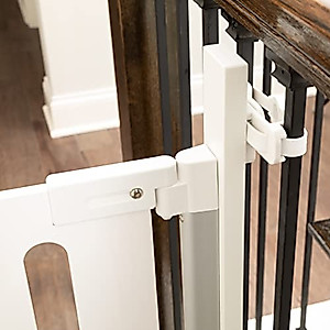 Qdos Safety Universal Stair Mounting Adapter for All Baby Gates | Slate | Universal Solution for Gate Installation on Banisters and Spindles - No Screws in Banister - Easy Installation