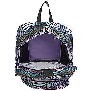 JanSport Superbreak Backpack- Discontinued Colors (Multi Super Swirls)