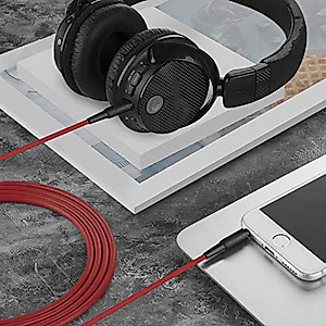 Geekria QuickFit Audio Cable Compatible with Jabra REVO, Move Style Edition, Elite 85h, Philips Fidelio L3, A4216, H6506, SHP9500, SHP6000 Cable, 3.5mm Aux Replacement Stereo Cord (4 ft/1.2 m)