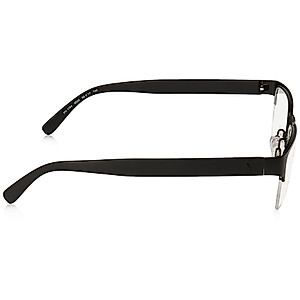 Polo Ralph Lauren Men's PH1164 Rectangular Prescription Eyewear Frames, Matte Black/Demo Lens, 56 mm
