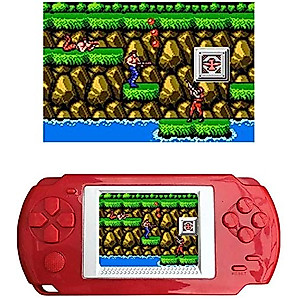 Elolicu Handheld Game Console for Kid Children, 2021 New Built in 268 Classic Retro Video Games 2 Inch Screen Portable Game Console Arcade Video Gaming Player System Best Birthday Gift for Kid (Red)
