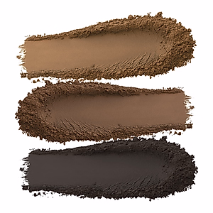 Boobeen 3 Color eyebrow Powder Palette, Waterproof Powder Eyebrow Makeup, Brow Definer Powder Eyebrow Filler to Shape Perfect Brow