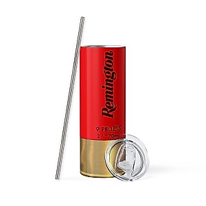 20oz Shotgun Shell Style Insulated Skinny Tumblers Cup Coffee Mug with Lid Creativity Gift 20oz Reusable Stainless Steel Water Bottle for Hot & Cold Drinks Tea Cup Iced Coffee Travel Mug