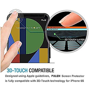 AISELAN Privacy Screen Protector for Google Pixel 4 - [2 Pcs] [Case Friendly] [Anti-Glare] [Anti-Spy] Screen Protector Tempered Glass for Google Pixel 4