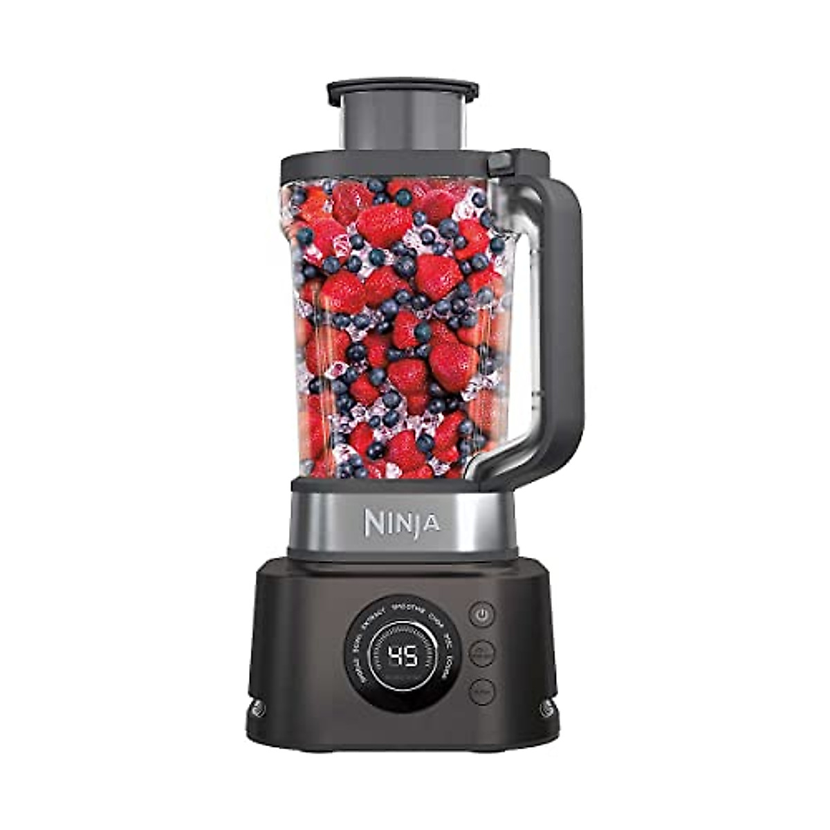 Ninja CO401B Foodi Power Blender Ultimate System with 72 oz Blending & Food Processing Pitcher, XL Smoothie Bowl Maker and Nutrient Extractor* & 7 Functions, Black