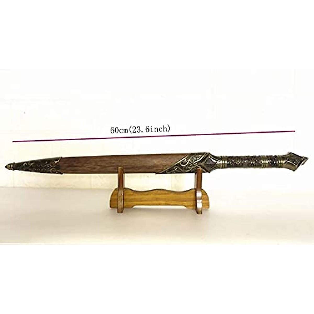 LUCKNIGHT Display Stand Sword Holder Samurai Sword Tanto Stand Holder Display Hanger Weapon Mini Holder Sword Stand (Color : A)