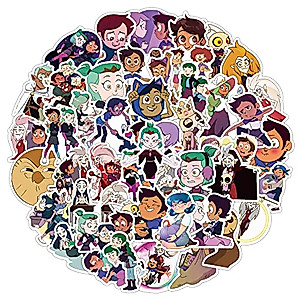 The owl House 50 PCS Stickers Pack Aesthetic The Vinyl Movie Colorful Waterproof for Water Bottle Laptop Bumper Car Bike Luggage Guitar Skateboard