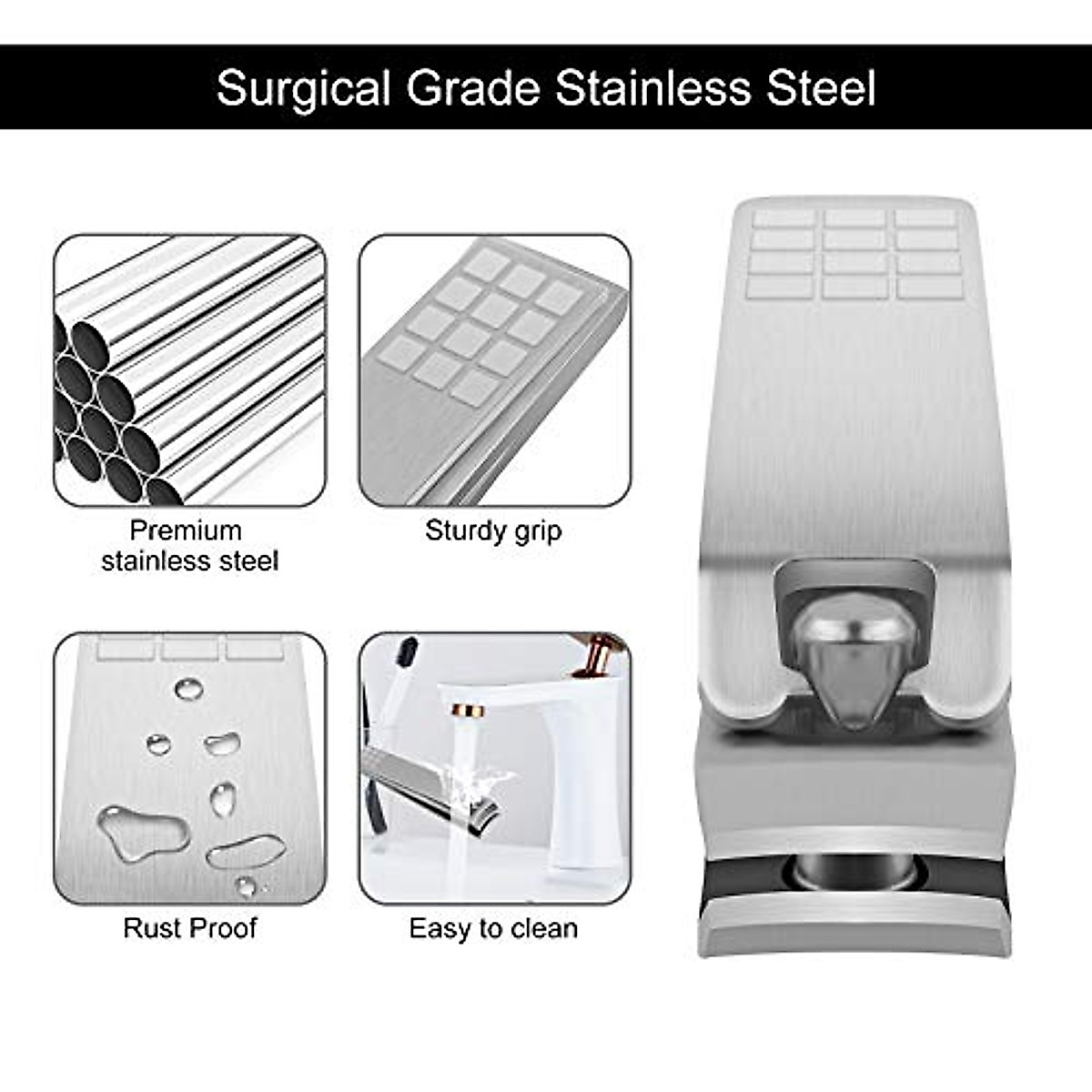 MINGTU Nail Clippers Set, Long Lasting Sharp Toenail and Fingernail Clippers, Professional Sturdy Stainless Steel Nail Cutter for Men & Women