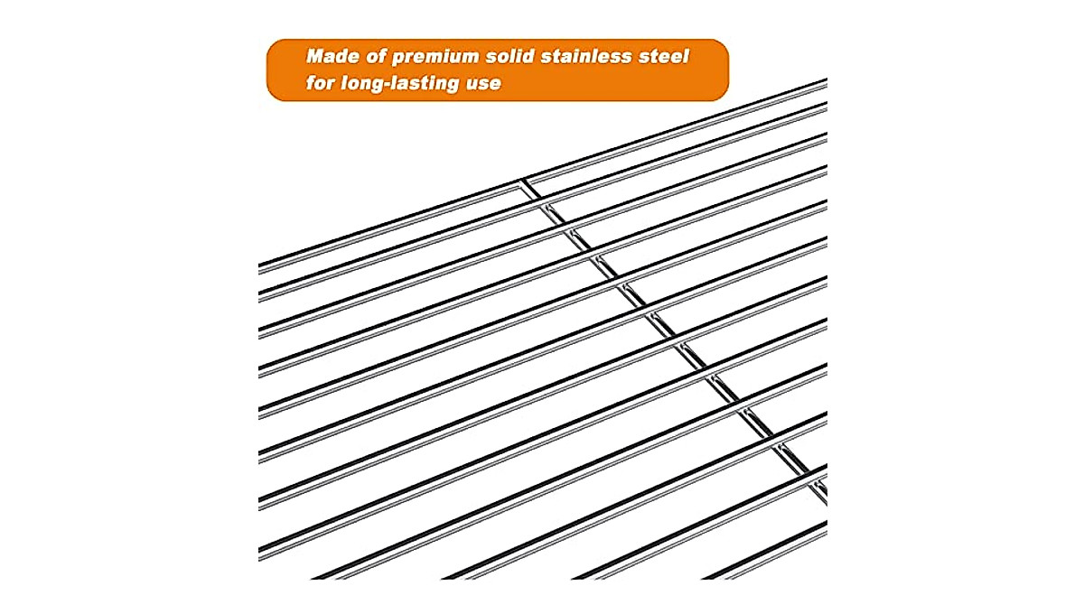 Stanbroil 17" Stainless Steel Warming Rack for Grills