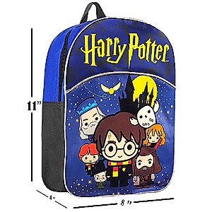Harry Potter Backpack Preschool Toddler Kindergarten - Deluxe Mini Harry Potter Backpack with Patches (Harry Potter School Supplies)