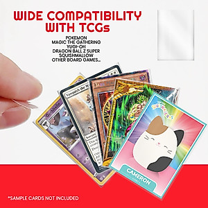 EVORETRO 400 Perfect Fit Sleeves - for Pokemon Card Sleeves, MTG Inner Sleeves, YugiOh, Paldean Fates, Lorcana, One Piece, Dragon Ball. 2.5x3.5" Double Sleeve, Inner Card Sleeves 63.5mm x 88mm