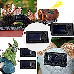 AQEENURA Battery Box, Solar Lantern Light Replacement Parts Top for Outdoor Hanging Lanterns Container Home Solar Lamp Hanging Lantern Led Accessories DIY Garden Decor (2PCS)