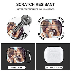Personalized Airpod Case for Apple AirPod 3, Custom Airpods Case with Your Name & Photo for Men and Women