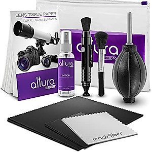 Altura Photo Professional Cleaning Kit for DSLR Cameras and Sensitive Electronics Bundle with 2oz Altura Photo Spray Lens and LCD Cleaner