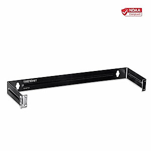 TRENDnet 1U 19-inch Hinged Wall Mount Bracket for Patch Panels and PDU Power Strips, TC-WP1U, Supports EIA-310, Steel Construction,Use TC-P24C6 & TC-P16C6 Patch Panels(Sold Separately)