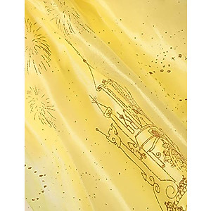 Romy's Collection Girls Princess Costume Cosplay Dress Up for Toddler Girls (5-6, Snow Blue)