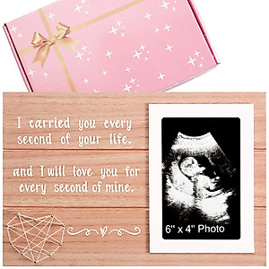 Sonogram Memorial Photo Frame Gift,Goodness Miscarriage Picture Frame Gift,Baby Loss Remembrance Keepsake,I Carried You Every Second Of Your Life,In Memory of Pregnancy Loss Frame Gift