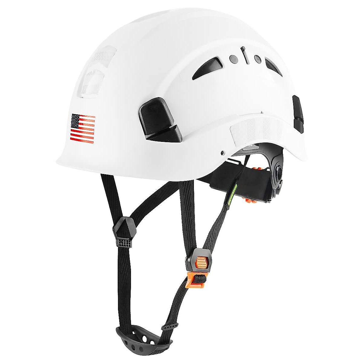 GREEN DEVIL Safety Helmet Hard Hat Adjustable Lightweight Vented ABS Work Helmet for Men and Women 6-Point Suspension ANSI Z89.1 Approved Ideal for Industrial & Construction
