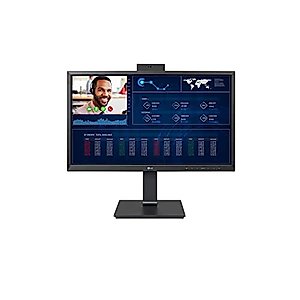 LG 24” 24CN650N-6A FHD IPS TAA All-in-One Thin Client with Quad-core Processor, Built-in FHD Webcam & Speaker
