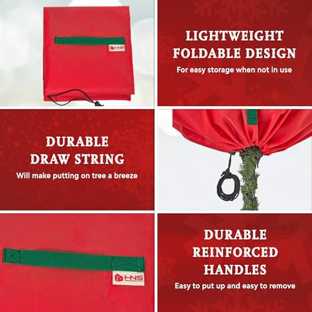 Upright Christmas Tree Storage Bag – For Topiary Trees up to 4 ft Tall – Holiday Tree Covers, for Christmas Trees and Topiary Trees Durable, Lightweight, Easy, Vertical Xmas Storage Bags