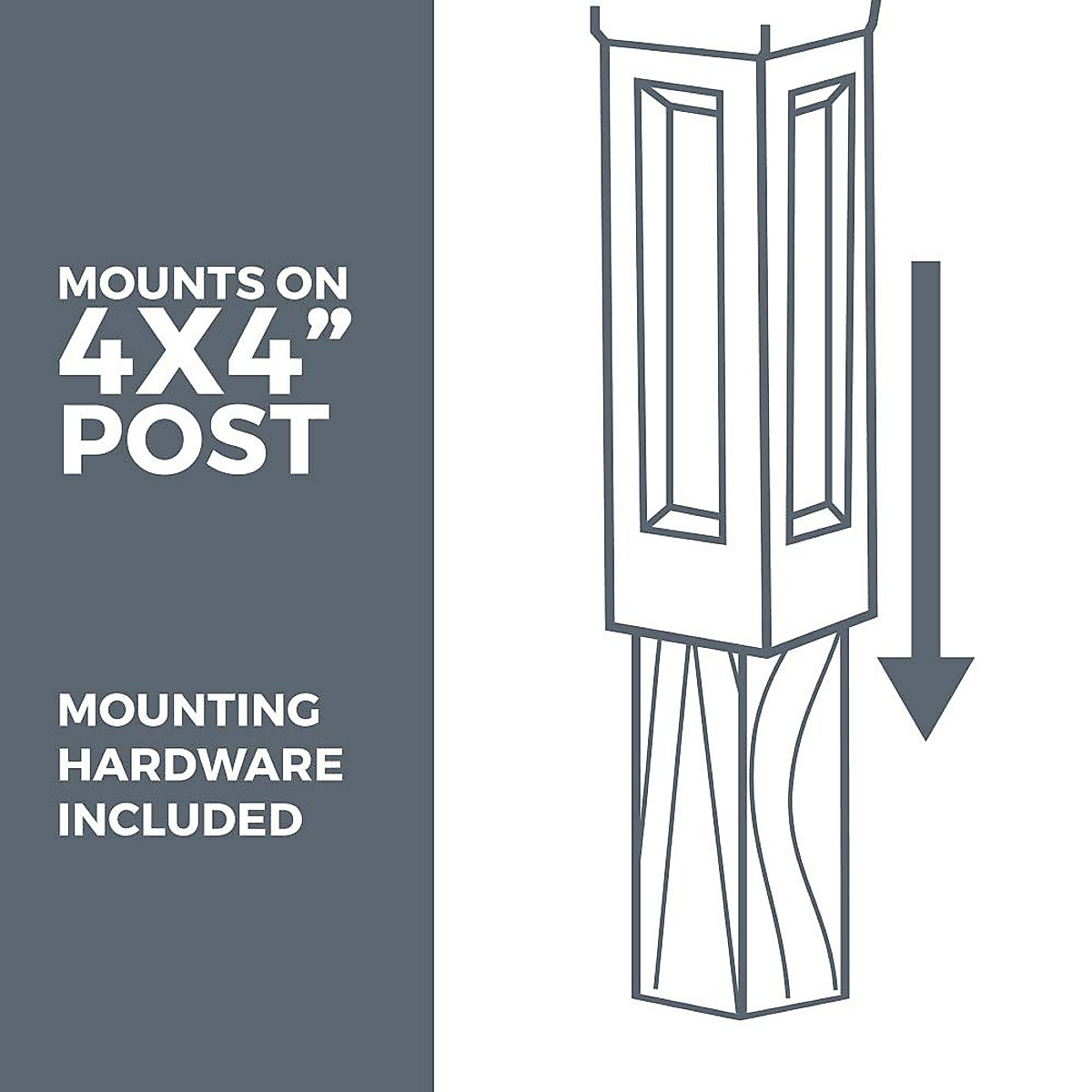 Step2 Mailmaster Hudson Mailbox, Easy to Install, Large Mailboxes for Outside, Heavy-Duty, Weather Resistant, Black