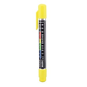 Paint Thickness Tester, Car Body Damage Detector Crash Check Car Coating Film Water Resistant Paint Thickness Meter Magnetic Tip(As Shown)