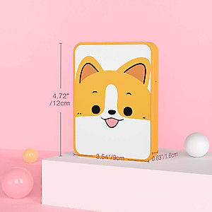 MoKo 16 Game Card Case Compatible with Nintendo Switch/Switch Lite/Switch OLED 2021, Switch Games Holder case for SD Card&Switch Game Card, Switch Game Card Holder Cartridge Storage Box, Orange Dog