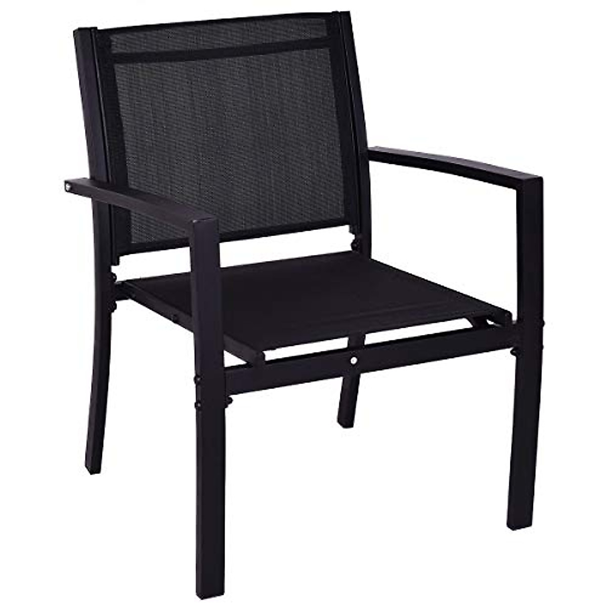 ReunionG 4 Pcs Patio Furniture Set Sofa Loveseat Tee Table for Outdoor Garden Yard Pool Side