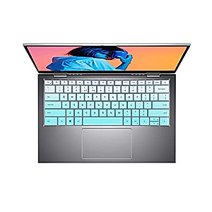 Keyboard Cover for Dell Inspiron 14 5410 5415 5418 5420 5425, Inspiron 7000 14" 7415 7420 7425 7430,Inspiron 16 5620 5625 5630 7620 7630, Inspiron 13 5310 5320 5330/Dell Latitude 3320 3420-MintGreen
