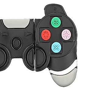 GOWENIC Cartoon Flash Drive USB Flash Memory 16GB/32GB/64GB/128GB Memory Stick Cartoon Black Game Controller Shape Mini Thumb Drive Memory Stick for Data Storage Transmission (16GB)