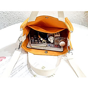 Womens Canvas Tote Bag Hobo Handbag Casual Shoulder Crossbady Purse Satchel Shopping Bag