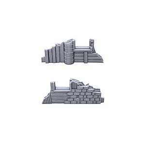 EnderToys Shanty Obstacles by Terrain4Print, 3D Printed Tabletop RPG Scenery and Wargame Terrain for 28mm Miniatures
