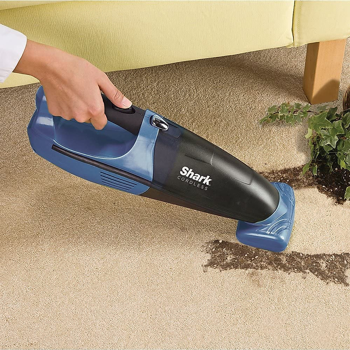 Shark SV75Z /LV800 Pet-Perfect Cordless Bagless Portable Lightweight Handheld Vacuum Rechargeable Battery Blue (Renewed)