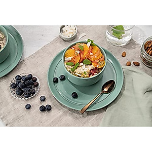 Staub 40508-185 Bowl, Sage Green, 4.7 inches (12 cm), 20.3 fl oz (600 ml), Ceramic Bowl, Ceramic, Microwave Safe, Ceramic Bowl